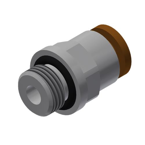 Straight screw-in coupling Ø6x1/8" - Metal Work - Clutches - WSP Systems